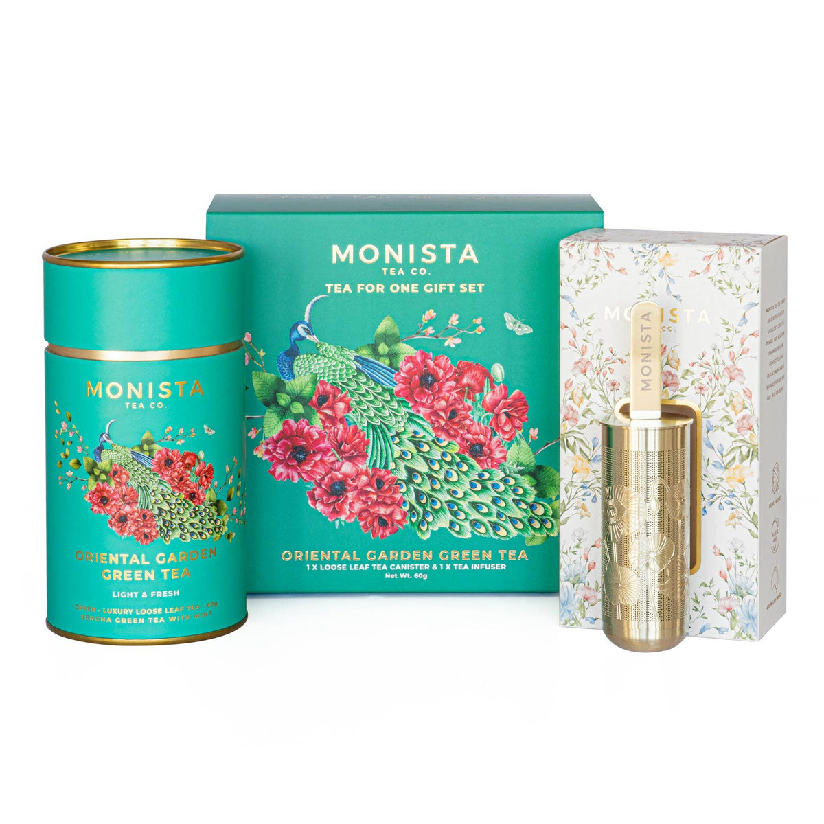 Monista Tea Co Tea for One Gift Set - Oriental Garden Green Tea– The ...