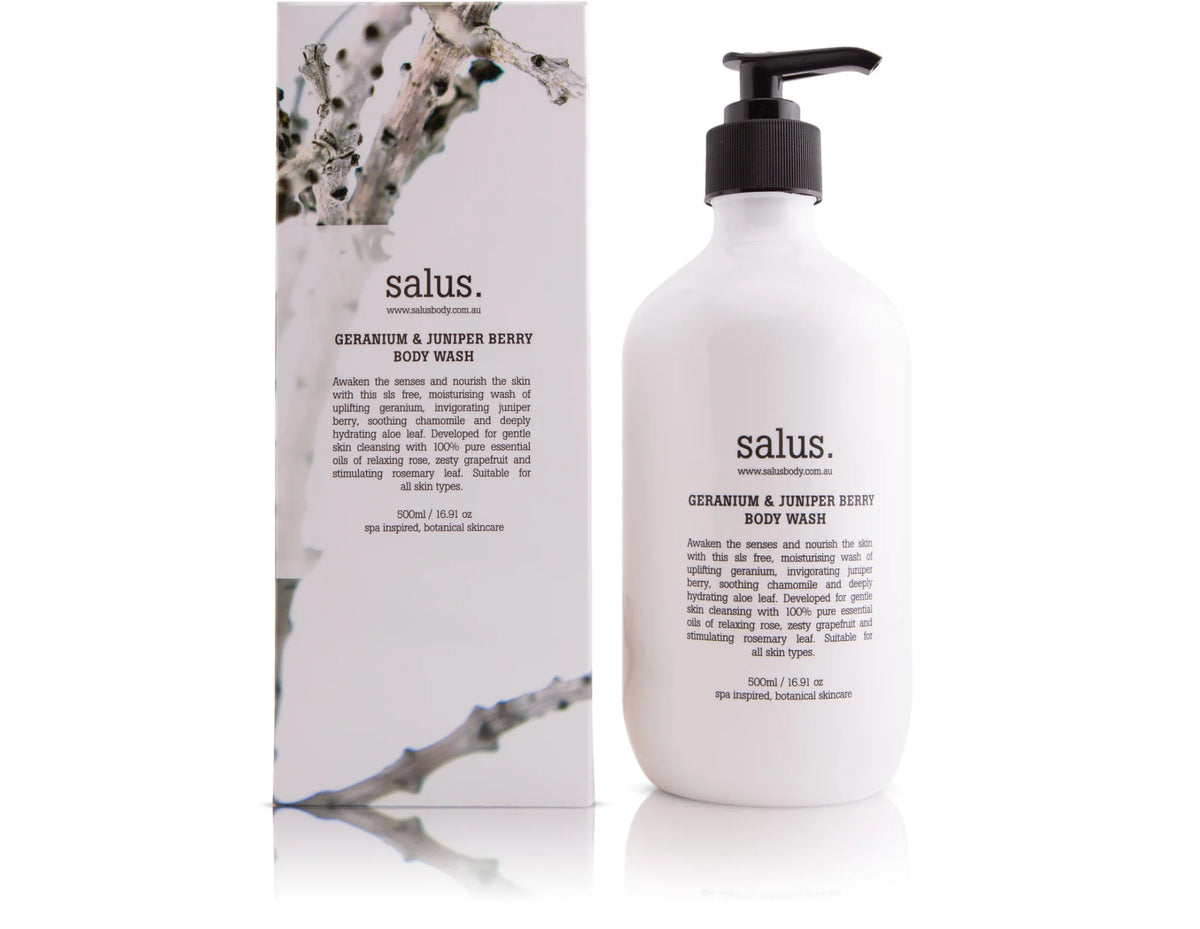 Salus Body Wash - Geranium & Juniper Berry | The Tribe - Swan Valley